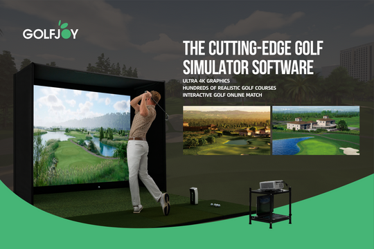 Indoor Golf Simulator and Golf Launch Monitor - Golfjoy Shop