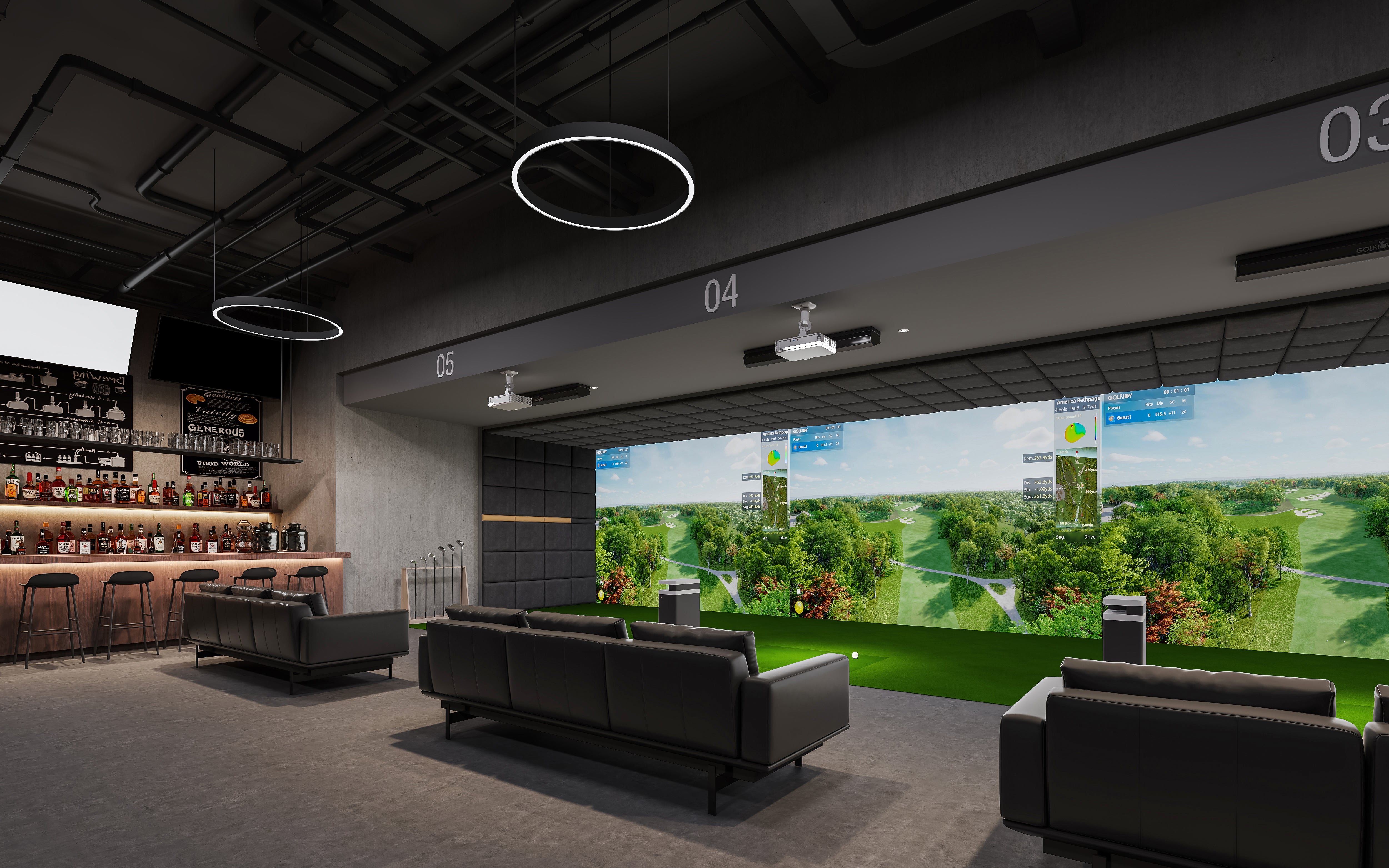 Indoor Golf Simulator and Golf Launch Monitor - Golfjoy Shop