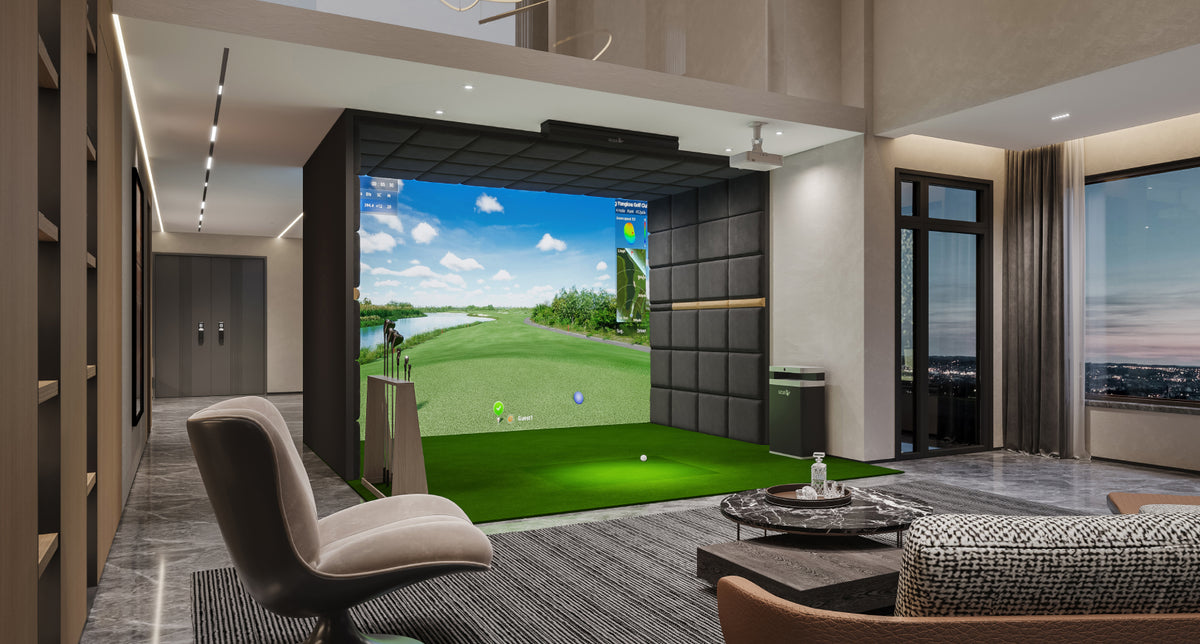 Indoor Golf Simulator and Golf Launch Monitor - Golfjoy Shop
