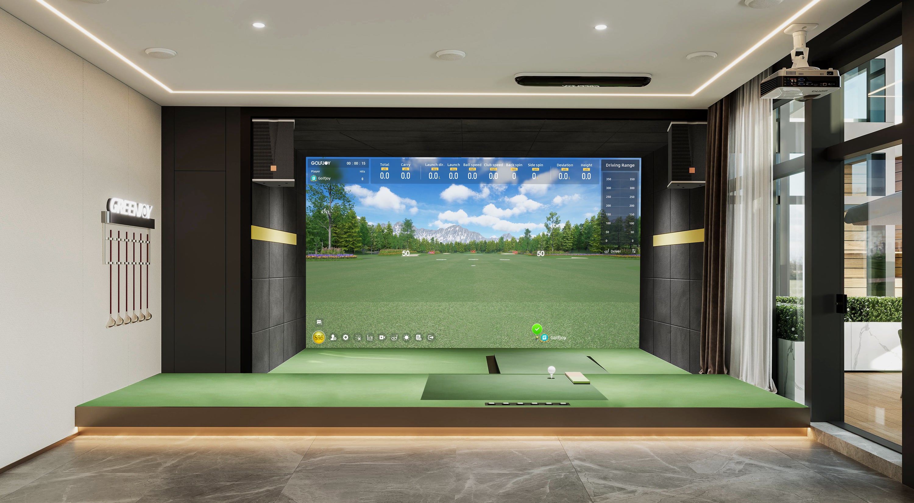 Golf Launch Monitor and Simulator for Indoor & outdoor | Golfjoy Shop